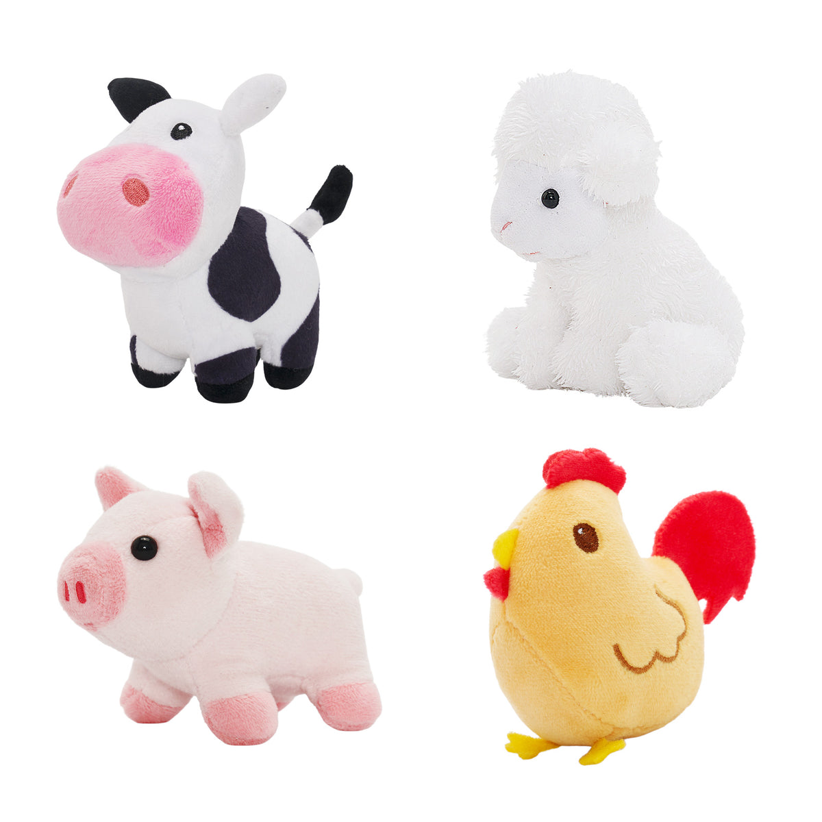 Personalised Baby's First Animal Farm Plush Toy Set – Ouozzzshop